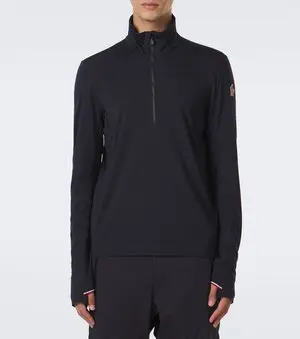 Moncler Wool-blend Half-zip Ski Sweater