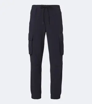 Moncler Fleece Ski Pants - Blue