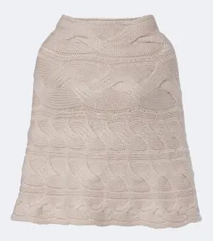 LISA YANG Cable-knit Cashmere Poncho