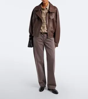 AGOLDE Low-rise Straight Jeans
