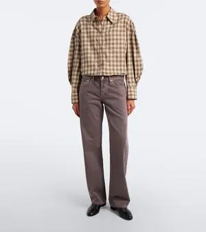 AGOLDE Low-rise Straight Jeans