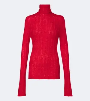 LISA YANG Emiliana Cashmere And Silk Turtleneck Sweater