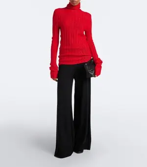 LISA YANG Emiliana Cashmere And Silk Turtleneck Sweater