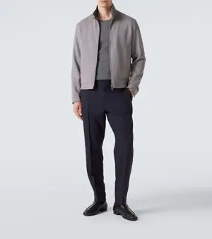 Zegna Wool And Cashmere Jacket