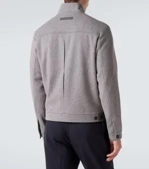 Zegna Wool And Cashmere Jacket