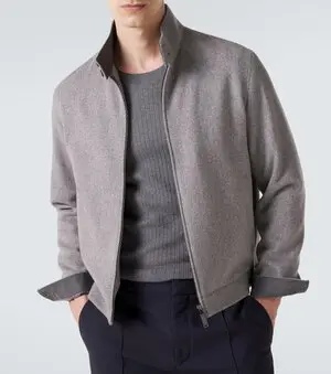 Zegna Wool And Cashmere Jacket