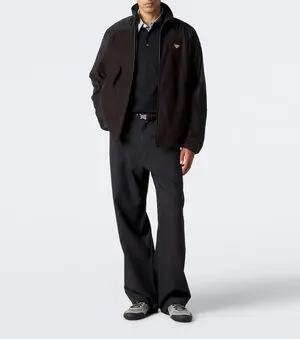 Prada Re-nylon And Fleece Track Jacket