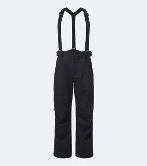 Moncler Virgin Wool Ski Salopettes - Blue