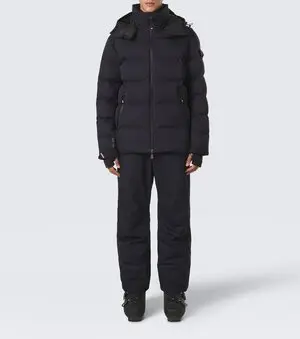 Moncler Virgin Wool Ski Salopettes