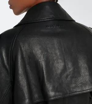 Acne Studios Leather Trench Coat