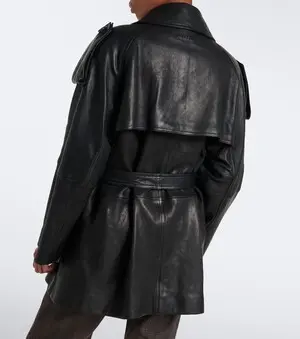 Acne Studios Leather Trench Coat