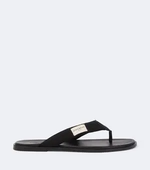 Givenchy Logo Grosgrain Thong Sandals