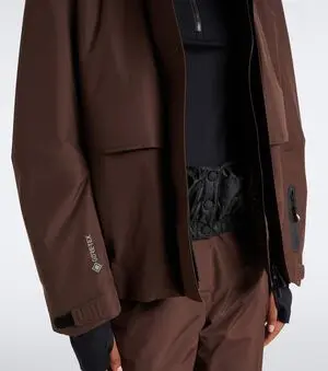 Moncler Shearling-trimmed Down Ski Jacket
