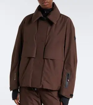 Moncler Shearling-trimmed Down Ski Jacket