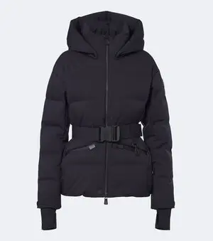 Moncler Tolima Belted Down Ski Jacket - Black