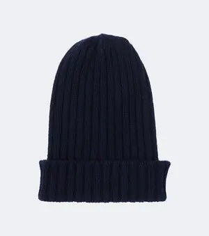 Thom Sweeney Ribbed-knit Cashmere Beanie