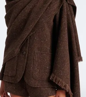 Ralph Lauren Alira Wool And Cashmere-blend Tweed Jacket