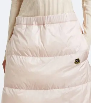 Moncler Down-paneled Midi Skirt