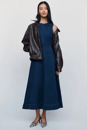 REFORMATION Cecilia Denim Maxi Dress - Medium Denim