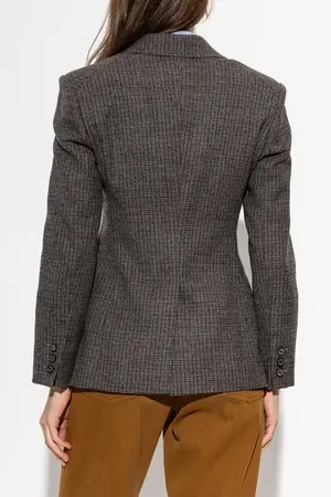 Etro Wool Blazer With Notched Lapels