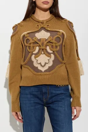Etro Decorative Knit Wool Sweater