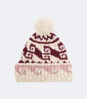 Moncler Jacquard Wool And Alpaca-blend Beanie
