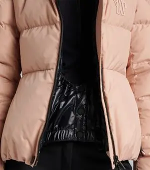 Moncler Bouquetin Belted Hooded Down Ski Jacket