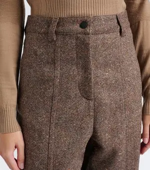 Moncler Wool Wide-leg Pants