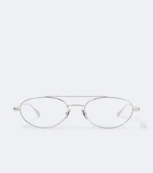 Saint Laurent Sl 951 Oval Glasses - Silver