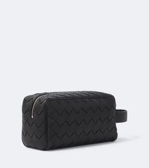 Bottega Veneta Intrecciato Leather Toiletry Bag