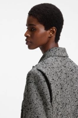 Hugo X Entire Studios Oversized Herringbone Coat