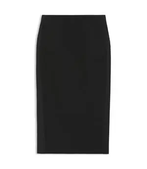 Hugo X Entire Studios Mixed-material Pencil Skirt - Black