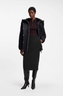 Hugo X Entire Studios Mixed-material Pencil Skirt