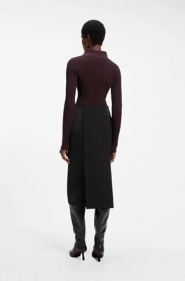 Hugo X Entire Studios Mixed-material Pencil Skirt