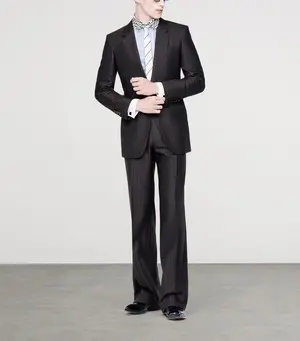 TOM FORD Virgin-wool Pinstripe Colbert Blazer