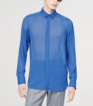 TOM FORD Silk Micro-stripe Shirt