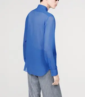 TOM FORD Silk Micro-stripe Shirt