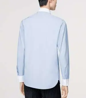 TOM FORD Cotton Contrast-trim Shirt