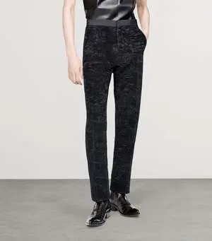 TOM FORD Silk Plissé Straight Trousers