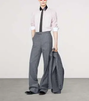 TOM FORD Wool-cashmere Colbert Wide-leg Trousers