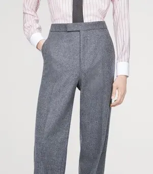 TOM FORD Wool-cashmere Colbert Wide-leg Trousers