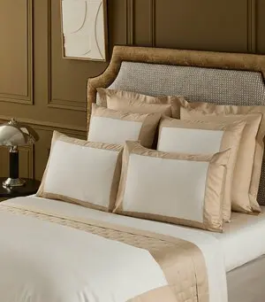 YVES DELORME Apollon Super King Flat Sheet - Beige