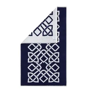 YVES DELORME Apollon Hand Towel - Navy