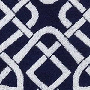 YVES DELORME Apollon Hand Towel - Navy