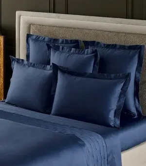 YVES DELORME Triomphe Fitted Sheet - Blue