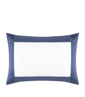 YVES DELORME Apollon Pillowcase - Blue