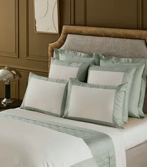 YVES DELORME Apollon Flat Sheet - Green