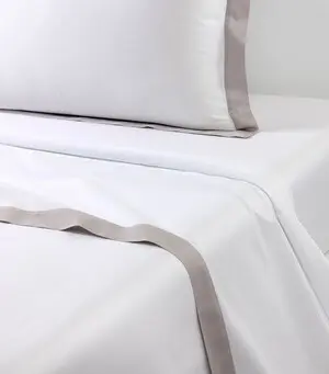 YVES DELORME Linea Super King Flat Sheet
