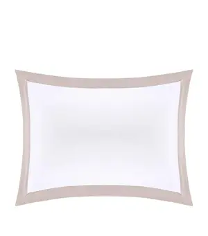 YVES DELORME Linea Oxford Pillowcase - Grey