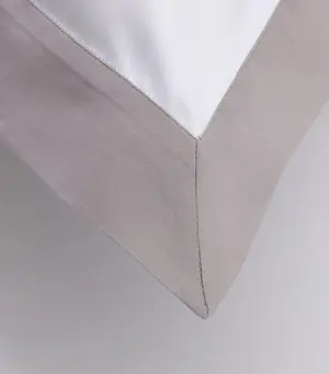 YVES DELORME Linea Oxford Pillowcase - Grey